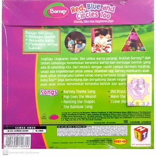 Jual Barney Red Blue And Circles Too Vcd Original Indonesia Shopee