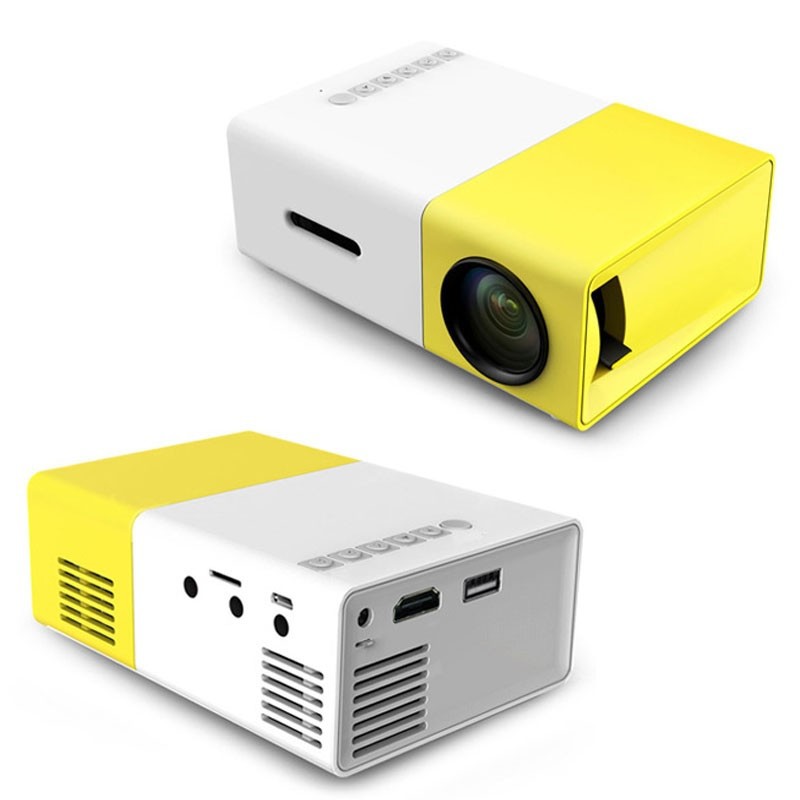 Projector YG300 Mini Portable 1080P HD LED proyektor Multimedia Home ...