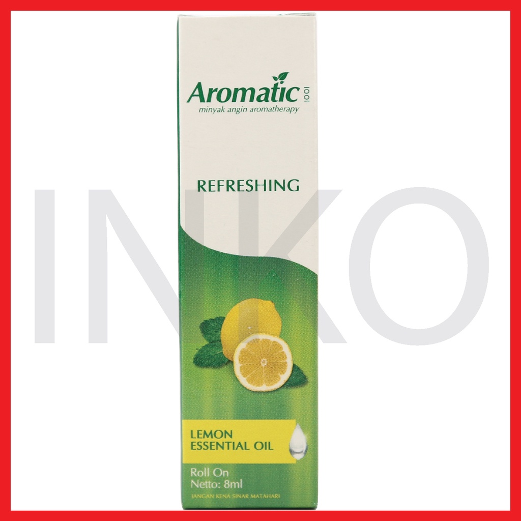 Jual AROMATIC 1001 REFRESHING LEMON ESSENTIAL OIL ROLL ON 8ML | Shopee Indonesia