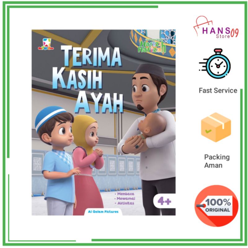 Jual Opredo Membaca & Mewarnai Hafiz Hafizah - Terima Kasih Ayah ...