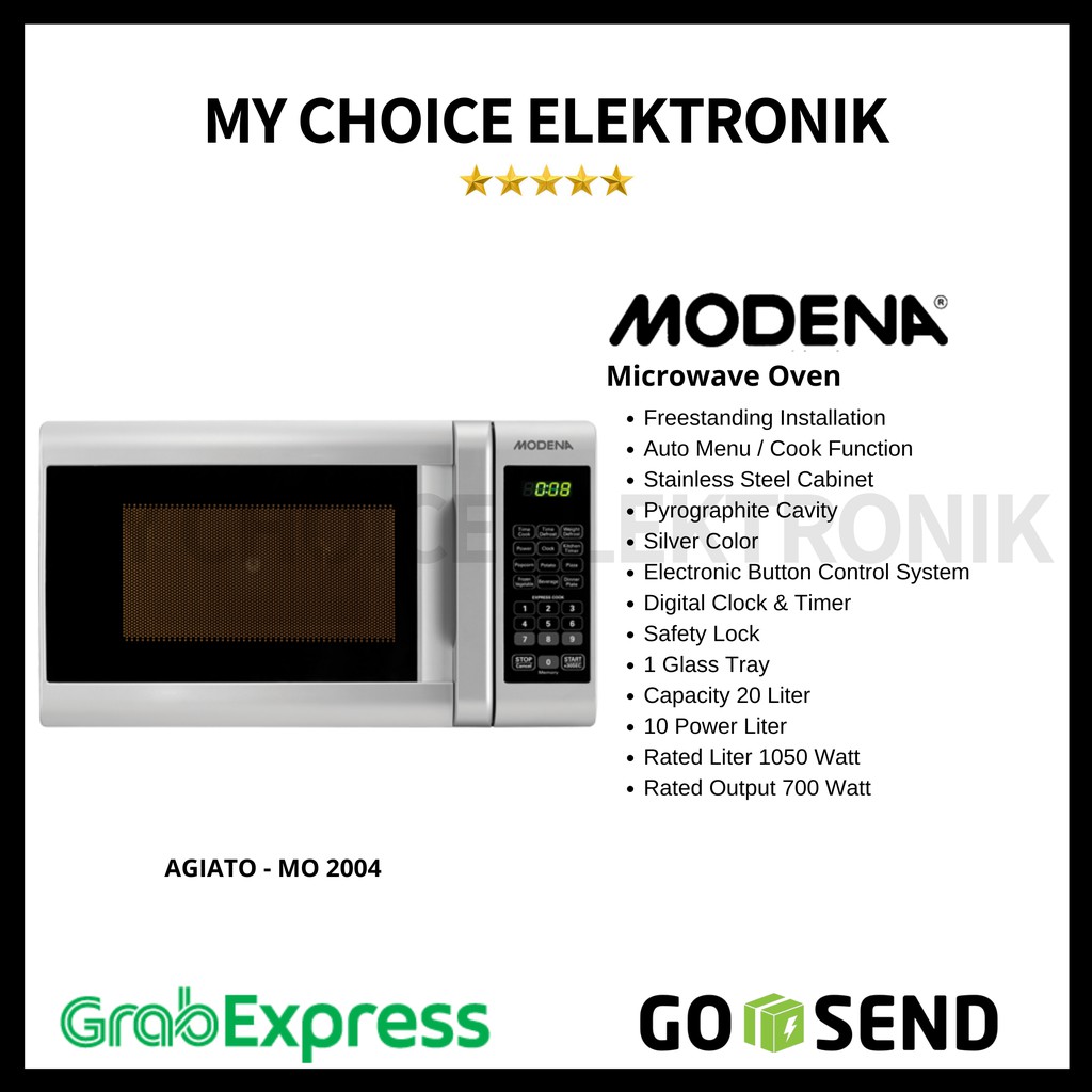 Jual MODENA MO 2004 AGIATO - Microwave Oven - (20 Liter) Indonesia ...