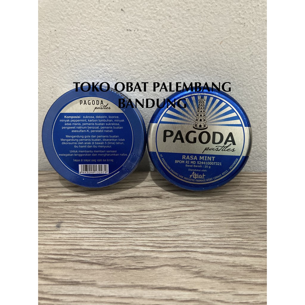 Jual PAGODA PASTILES 20gr RASA MINT PERMEN PAGODA PASTILES afiat ...