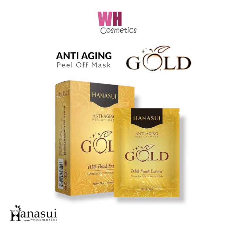 Jual HANASUI GOLD MASK PEEL OFF - MASKER GOLD NATURGO BPOM Indonesia ...
