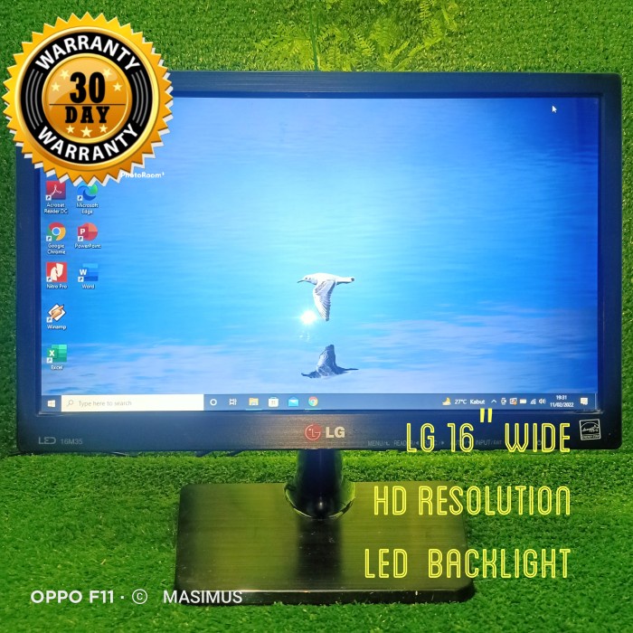 Jual LED Monitor Komputer LG 16inch wide 16M35A | Shopee Indonesia