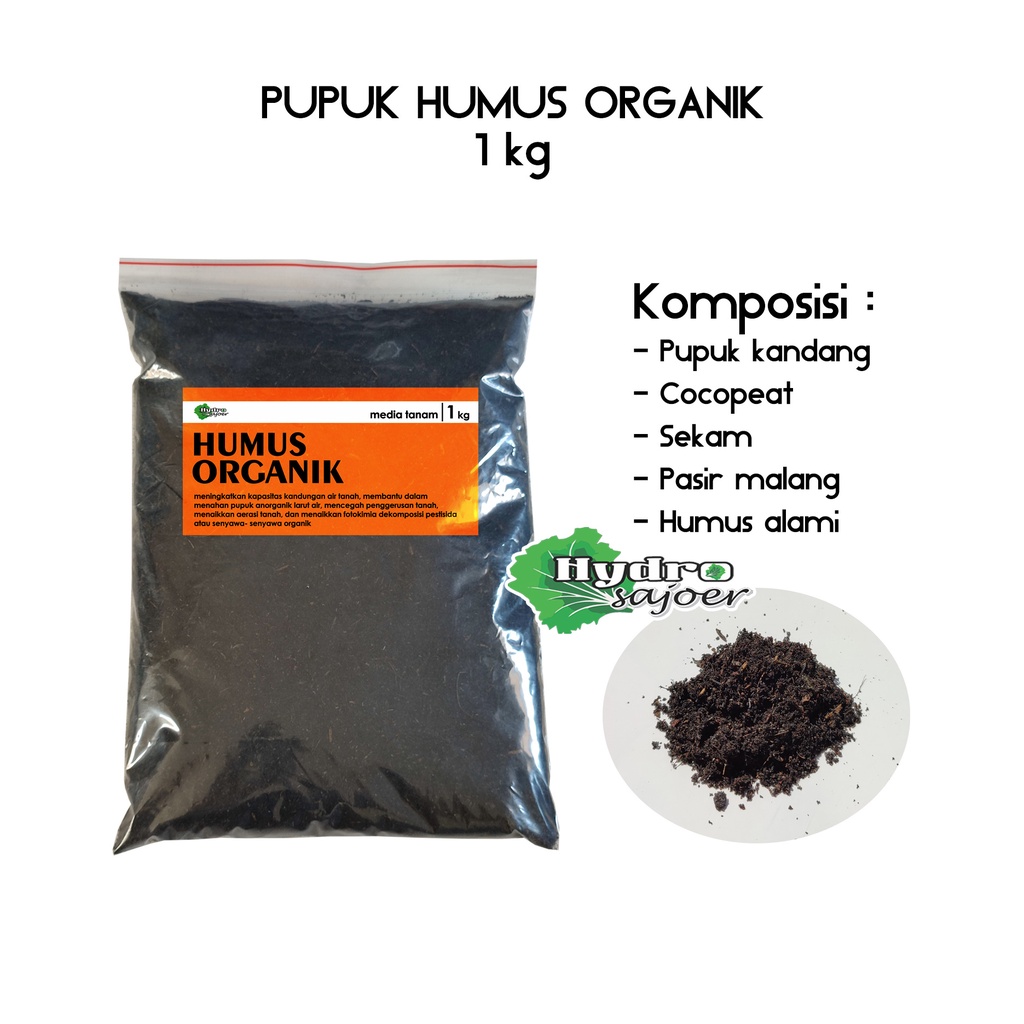 Jual Pupuk Humus Organik Kemasan 1 Kg | Shopee Indonesia