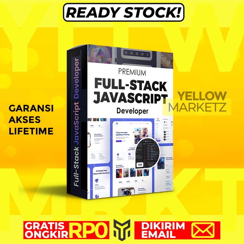 Jual JAVASCRIPT Full-Stack BWA dengan Study Kasus | Shopee Indonesia