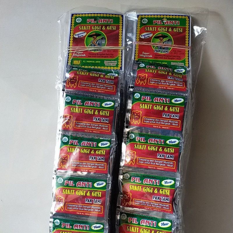 Jual obat pak tani sakit gigi 100% ori dan termurah jaminan ori ...