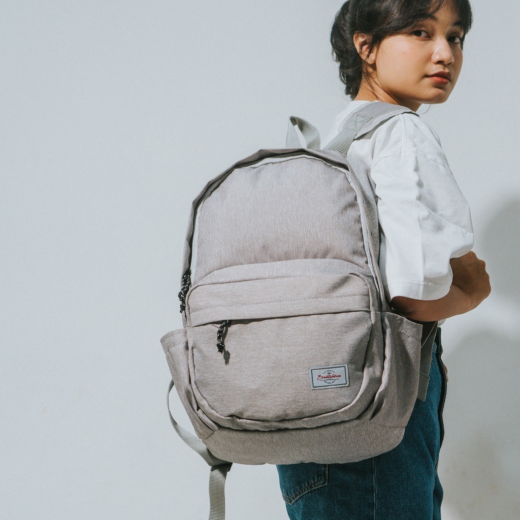 Jual Scratchline Split Backpack Light Grey Tas Punggung Unisex | Shopee Indonesia