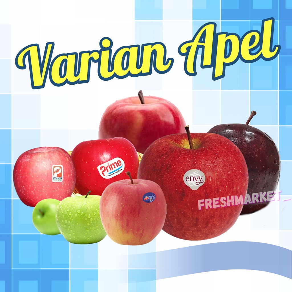 Jual Buah Apel Segar Premium All Varian Super Frash Fuji Prime Pohon ...