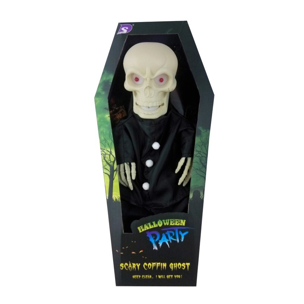 Jual HALLOWEEN Trick or Treat Party Spooky Scary Skeleton Coffin ...