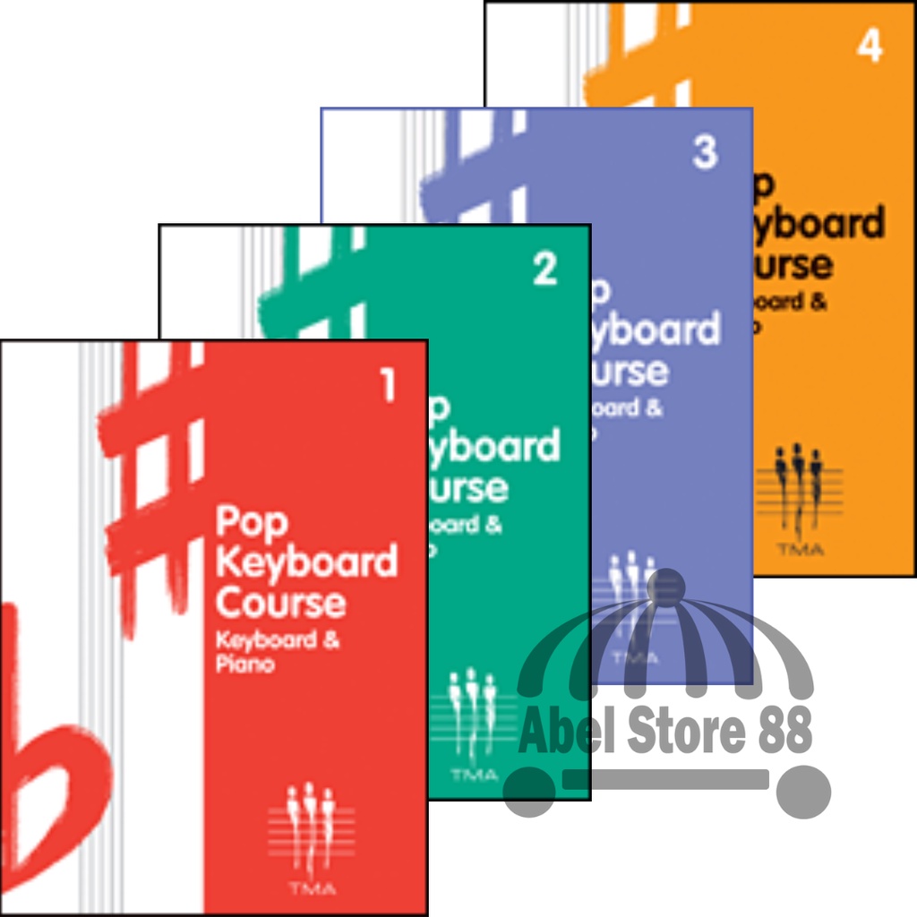 Jual Tritone Pop Keyboard Course Book 1/2/3/4 - Buku Belajar Keyboard ...