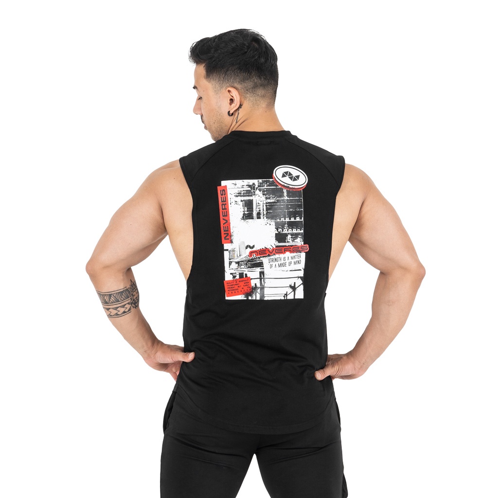 Jual NEVERES Graphic Deep Cut - All Star | Shopee Indonesia