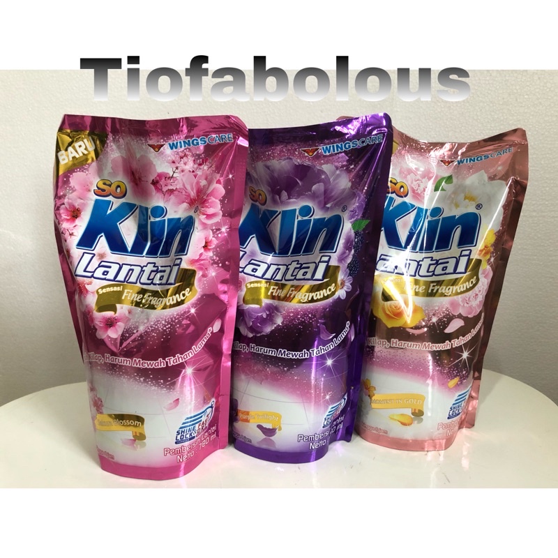 Jual SOKLIN Lantai Fine Fragrance Pouch 780ml | Shopee Indonesia