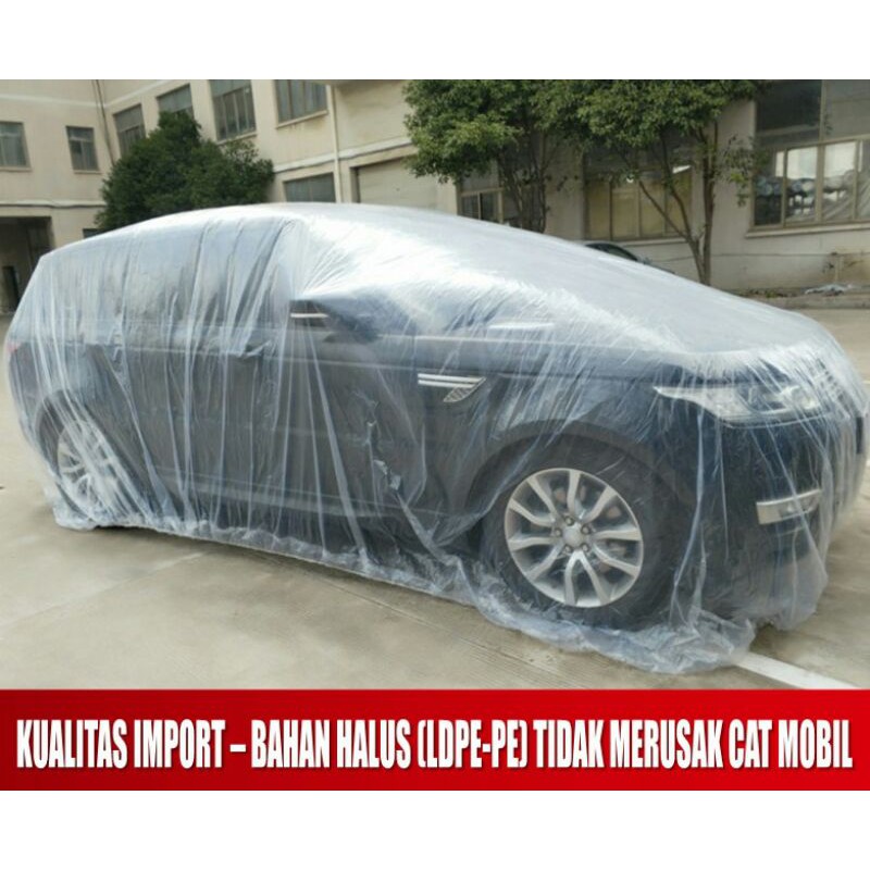 Jual Cover Selimut Mobil Plastik Premium Tranparan Tembus Pandang Polos ...