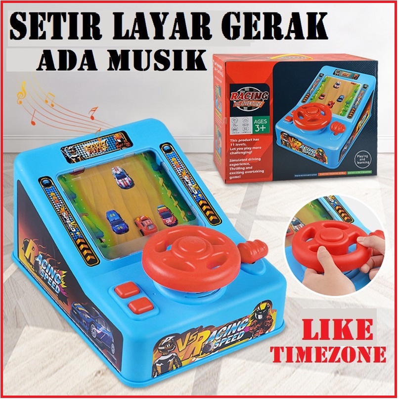 Jual DIY KREATIF - SETIR LAYAR GERAK SIMULATOR DRIVE BOX PRETEND PLAY ...