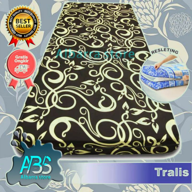 Jual (COD) Sarung Kasur Busa Resleting dan Sprei Resleting Ukuran ...