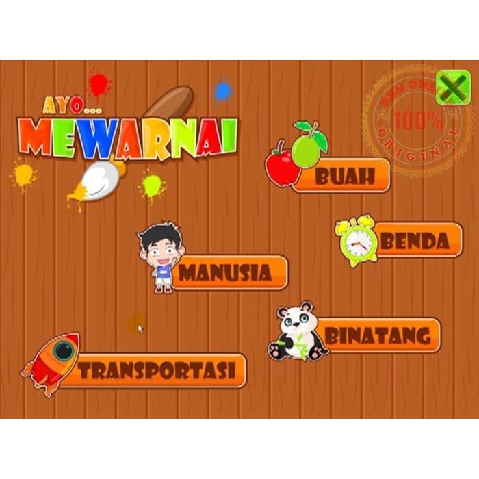 Jual software original Games Edukasi Anak Ayo Mewarnai - Untuk Anak ...