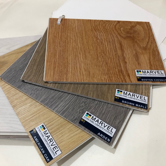 Lantai Vinyl SPC Lantai Kayu Vinyl Tebal 4mm Luas 2.62M2 | Shopee Indonesia