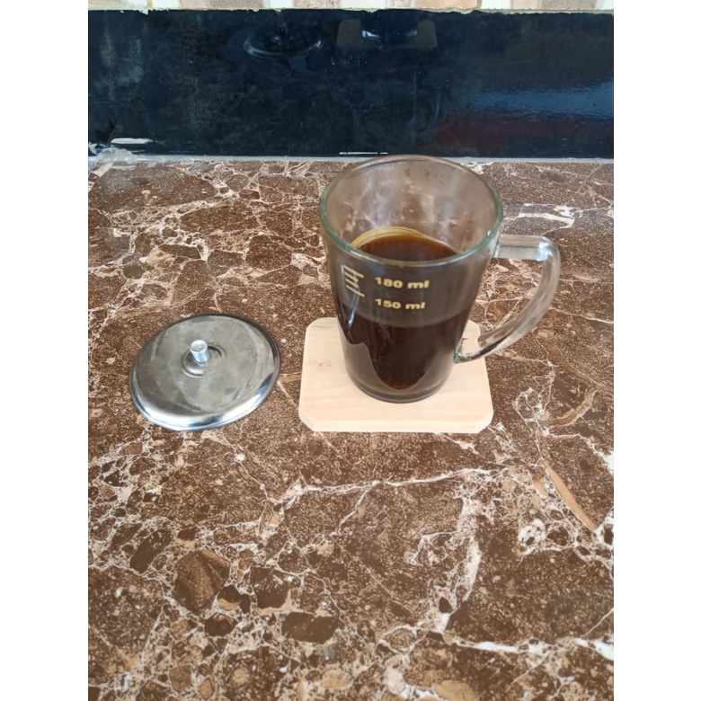 Jual TATAKAN GELAS NATURAL | ALAS GELAS | COASTER KAYU SOLID JATI ...