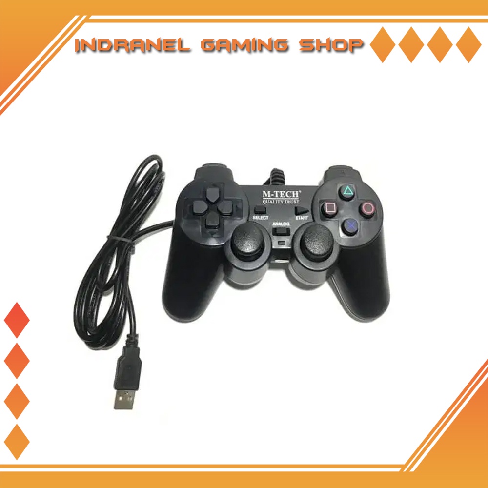 Jual Stick PS PC Laptop Komputer Gamepad Single Satu USB M-TECH Hitam Joystick | Shopee Indonesia
