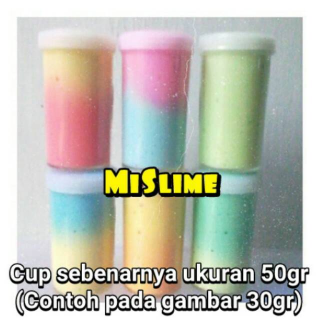Jual Mislime - Ombre Slime - Mainan slime kekinian dengan 3 campuran ...