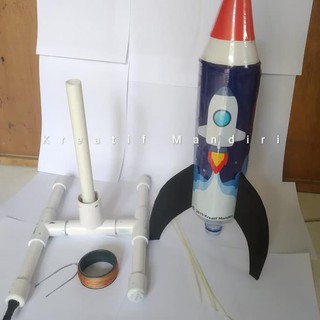 Jual Mainan Edukasi Roket Air + Alat Peluncur / Water Rocket Launcher ...