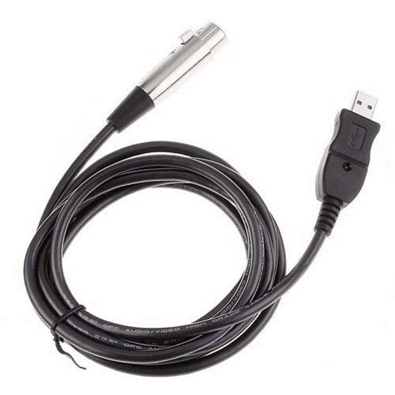 Jual Kabel konektor converter USB to Microphone Mic Studio i3269 ...