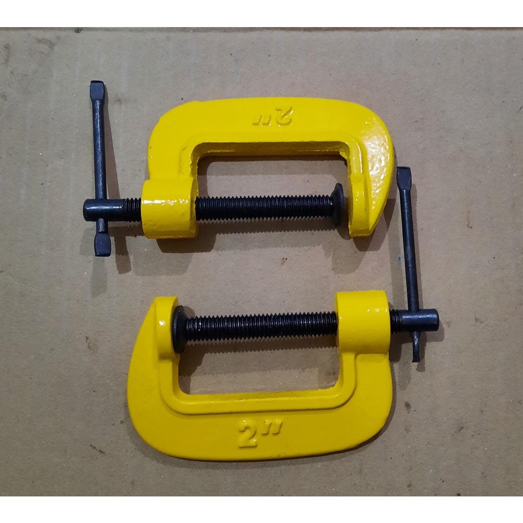 Jual Klem C Set 1 Pcs / Clamp C Set / Penjepit Catok Kayu 2 Inch ...