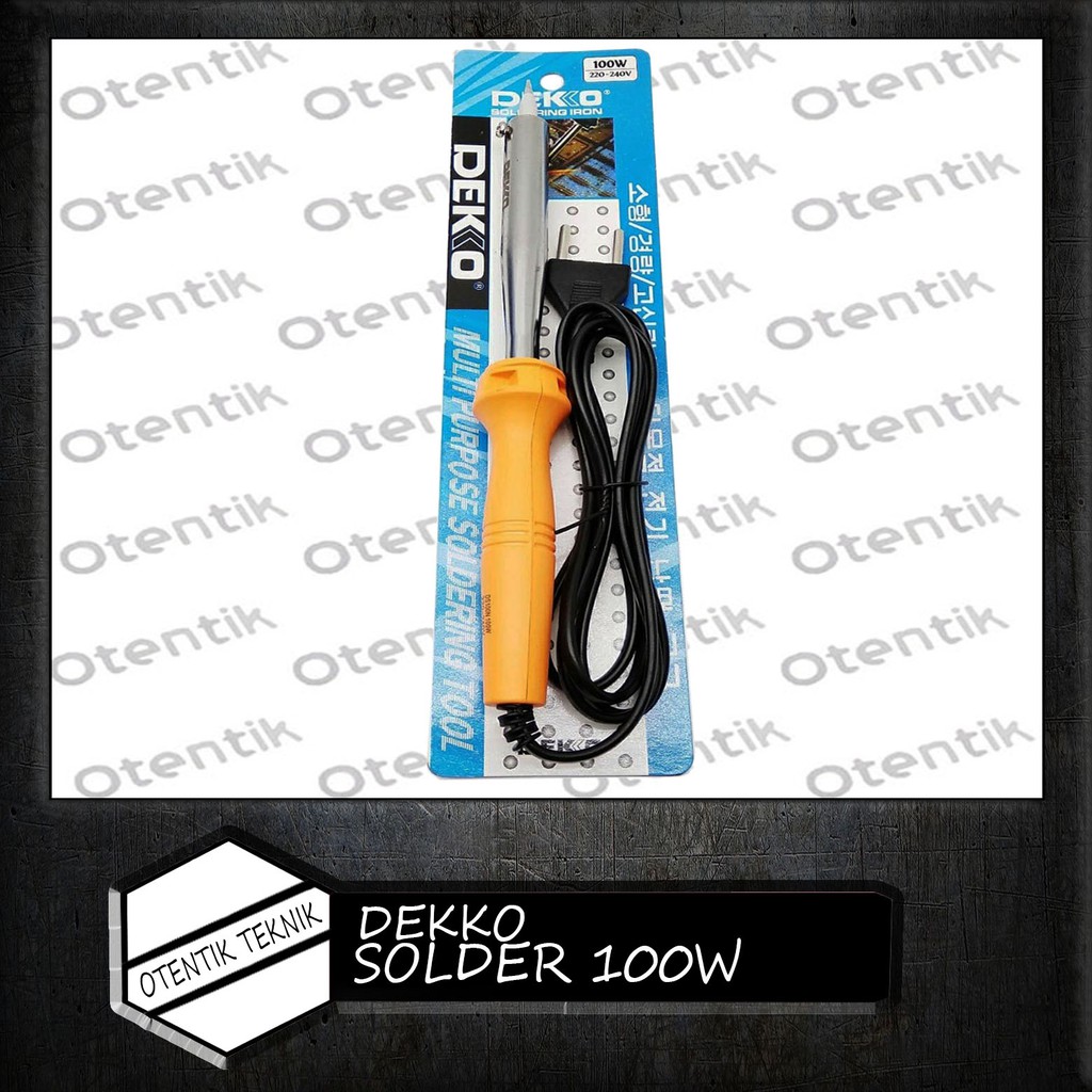 Jual DEKKO SOLDERING IRON 100W - DEKO SOLDER 100 W - SOLDER DEKO ...