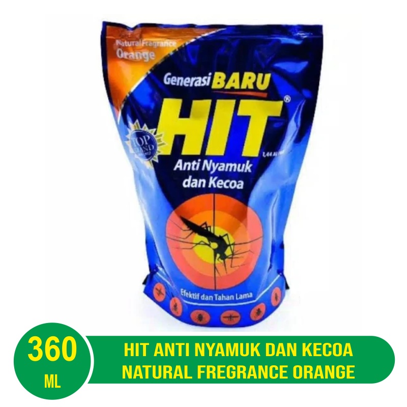 Jual Hit Anti Nyamuk Dan Kecoak Refill Orange 360ml | Shopee Indonesia