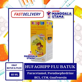 Jual HUFAGRIP FLU DAN BATUK SIRUP (KUNING) 60 ML | Shopee Indonesia