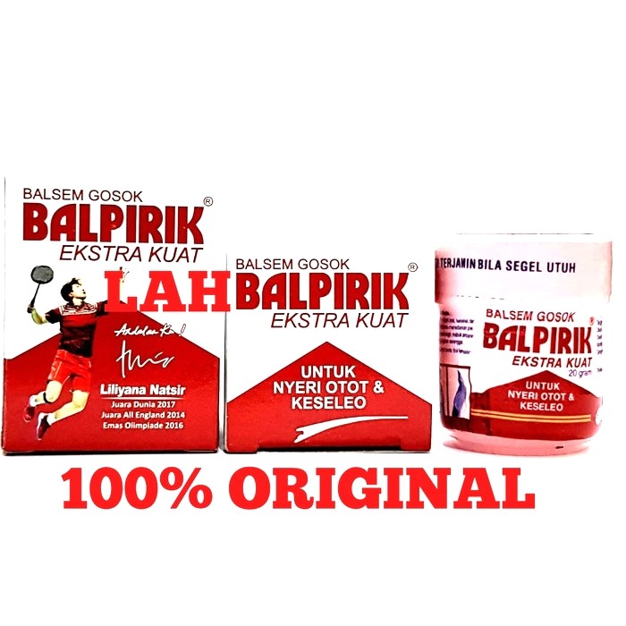 Jual Sambalsam- Balsem Balpirik Extra Kuat Merah -Tulang-Otot-Sendi ...
