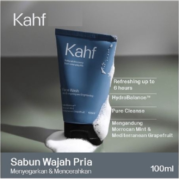 Jual Kahf Skin Energizing and Brightening Face Wash 100 ml - Sabun Pembersih Wajah Pria Untuk ...