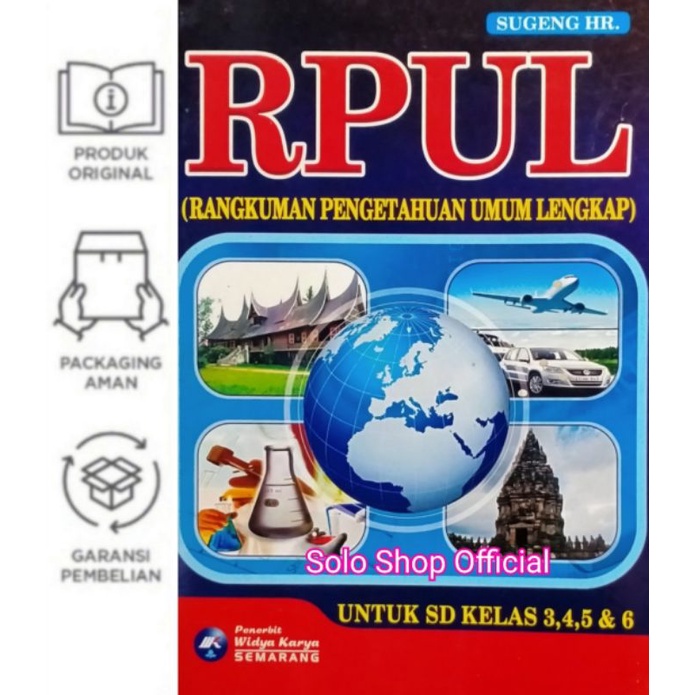 Jual BUKU RPUL RANGKUMAN PENGETAHUAN UMUM LENGKAP UNTUK SEKOLAH DASAR ...