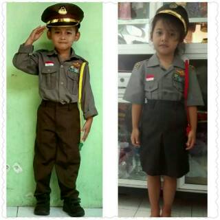 Jual Baju Karnaval Anak - Baju Polisi Anak - Polwan - Seragam Profesi ...