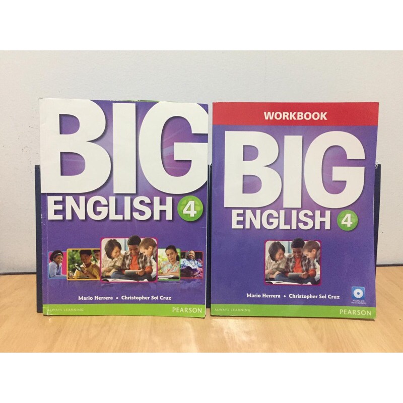 Jual Buku BIG ENGLISH 4 Pearson 1 set Student book + Workbook (non baru ...