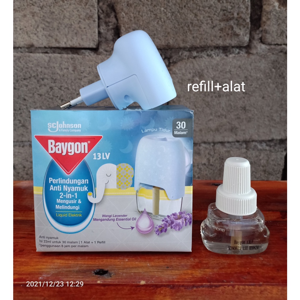 Jual baygon liquid elektrik + alat 2 in 1 22ml | Shopee Indonesia