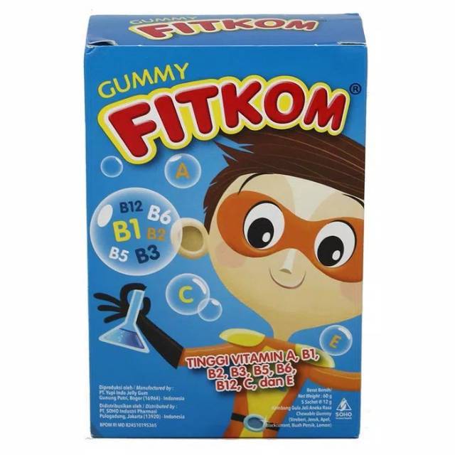 Jual FITKOM GUMMY / MULTI VITAMIN ANAK BENTUK PERMEN KENYAL | Shopee ...
