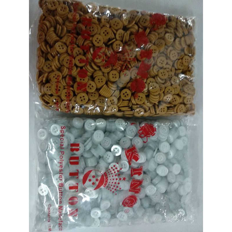 Jual Kancing Baju Lubang 4 ( 1 pak = 1 mas ) | Shopee Indonesia