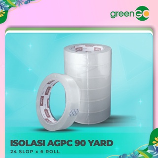 Jual ISOLASI BENING 24X90 YARD ISOLASI CLEAR SELOTIP TRANSPARANT UKURAN ...