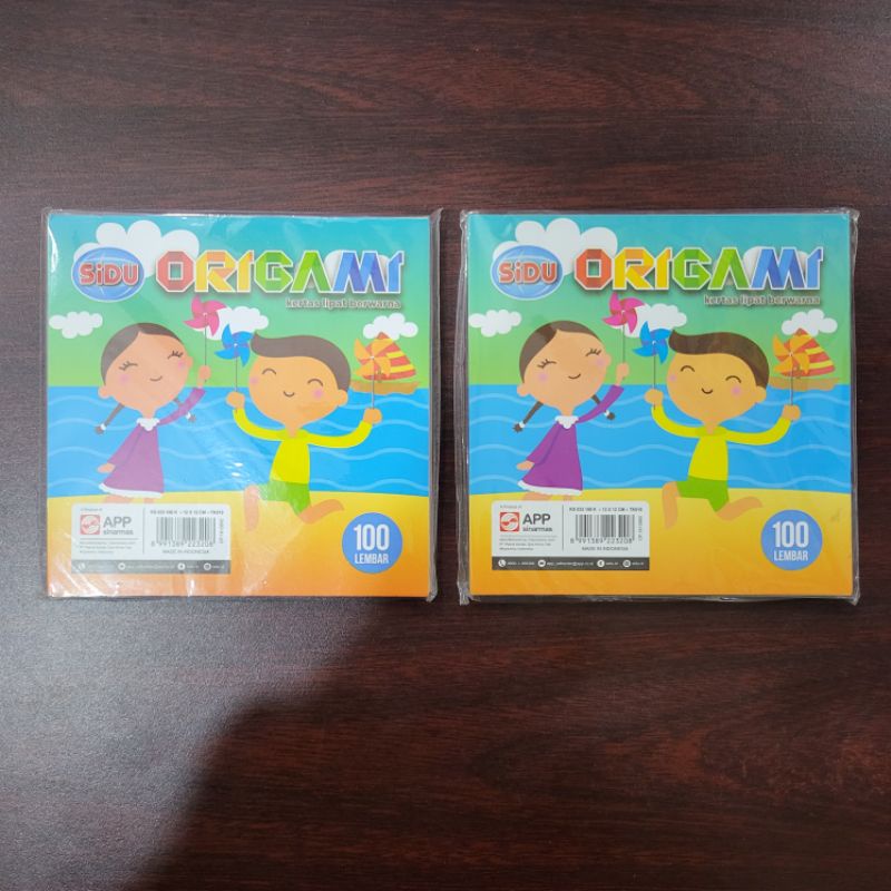 Jual KERTAS LIPAT ORIGAMI KECIL SIDU 12 X 12 CM ( 100 LEMBAR ) KERTAS ...