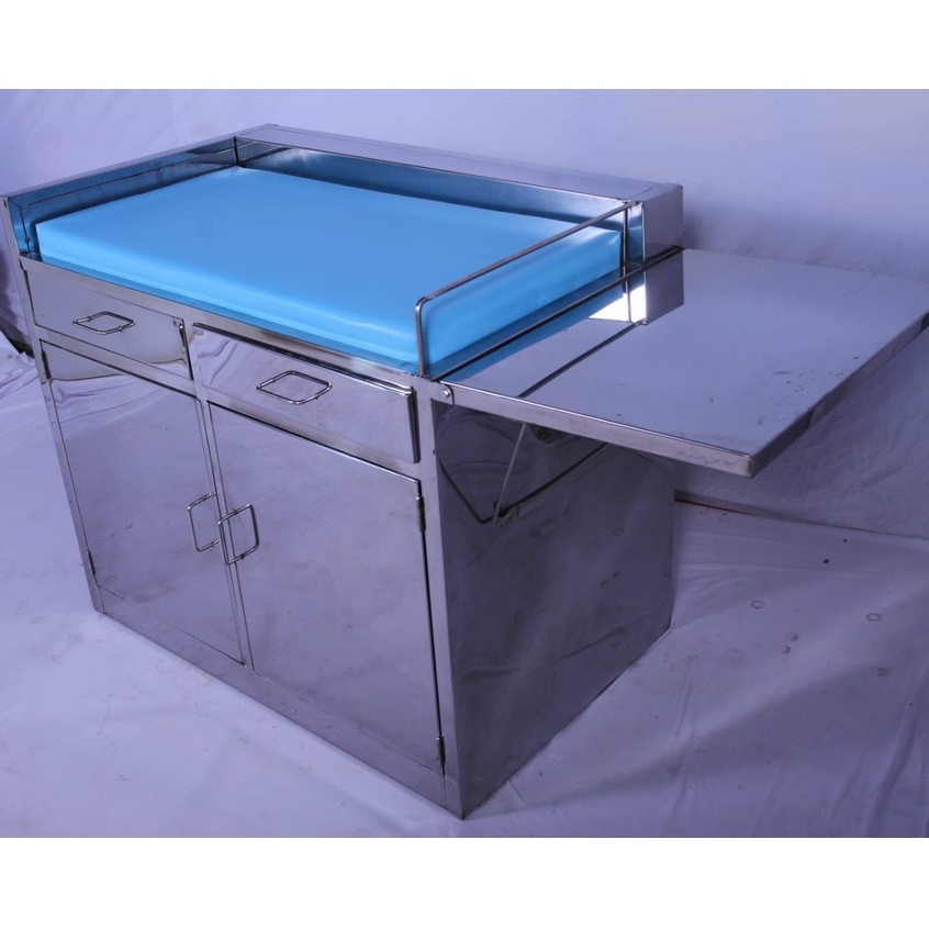 Jual Meja Resusitasi Bayi Meja Periksa Bayi Baby Table Bahan Stainless ...