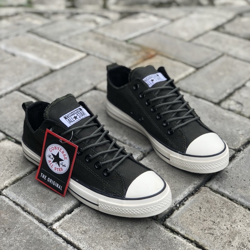 Jual CONVERSE SEPATU ALL STAR CONVERSE CT X HIJAU ARMY BLACK GREY NAVY ...