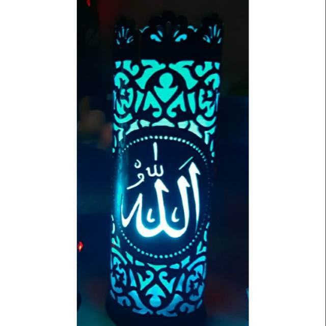 Jual Lampu hias kaligrafi Allah dan Muhammad 6 inch | Shopee Indonesia