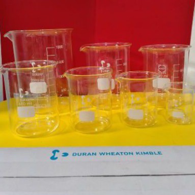 Jual Beaker Glass Kaca 250 ML Duran | Shopee Indonesia