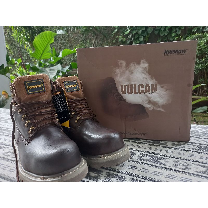 Jual safety shoes krisbow vulcan Indonesia|Shopee Indonesia