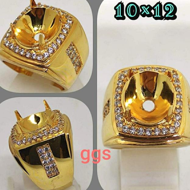 Jual RING CINCIN ALPAKA SUPER/CANGKANG/EMBAN WARNA KUNING DAN PUTIH ...