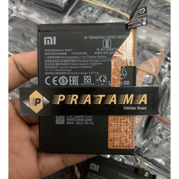 Jual Baterai Batre Batrei Battery Xiaomi Poco F3 Xiaomi Poco F3 Pro BM4Y Original | Shopee Indonesia