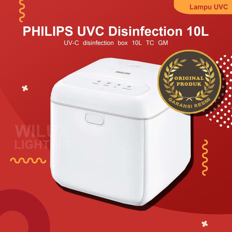 Jual PHILIPS UVC Disinfection Box - UV BOX Chamber UV-C 10 liter 135W Indonesia|Shopee Indonesia