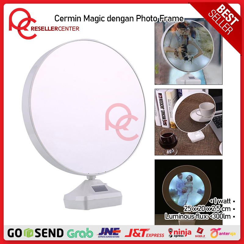 Jual [CERMIN MAGIC] Cermin Magic dengan Photo Frame / Cermin & Bingkai ...